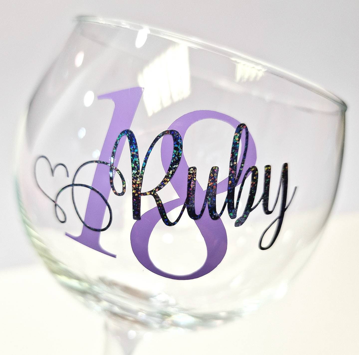 Personalised/custom 18th Birthday Gin Glass Cocktail Gift - Etsy UK