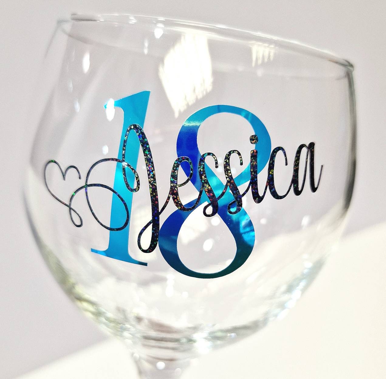 Personalised/custom 18th Birthday Gin Glass Cocktail Gift - Etsy UK