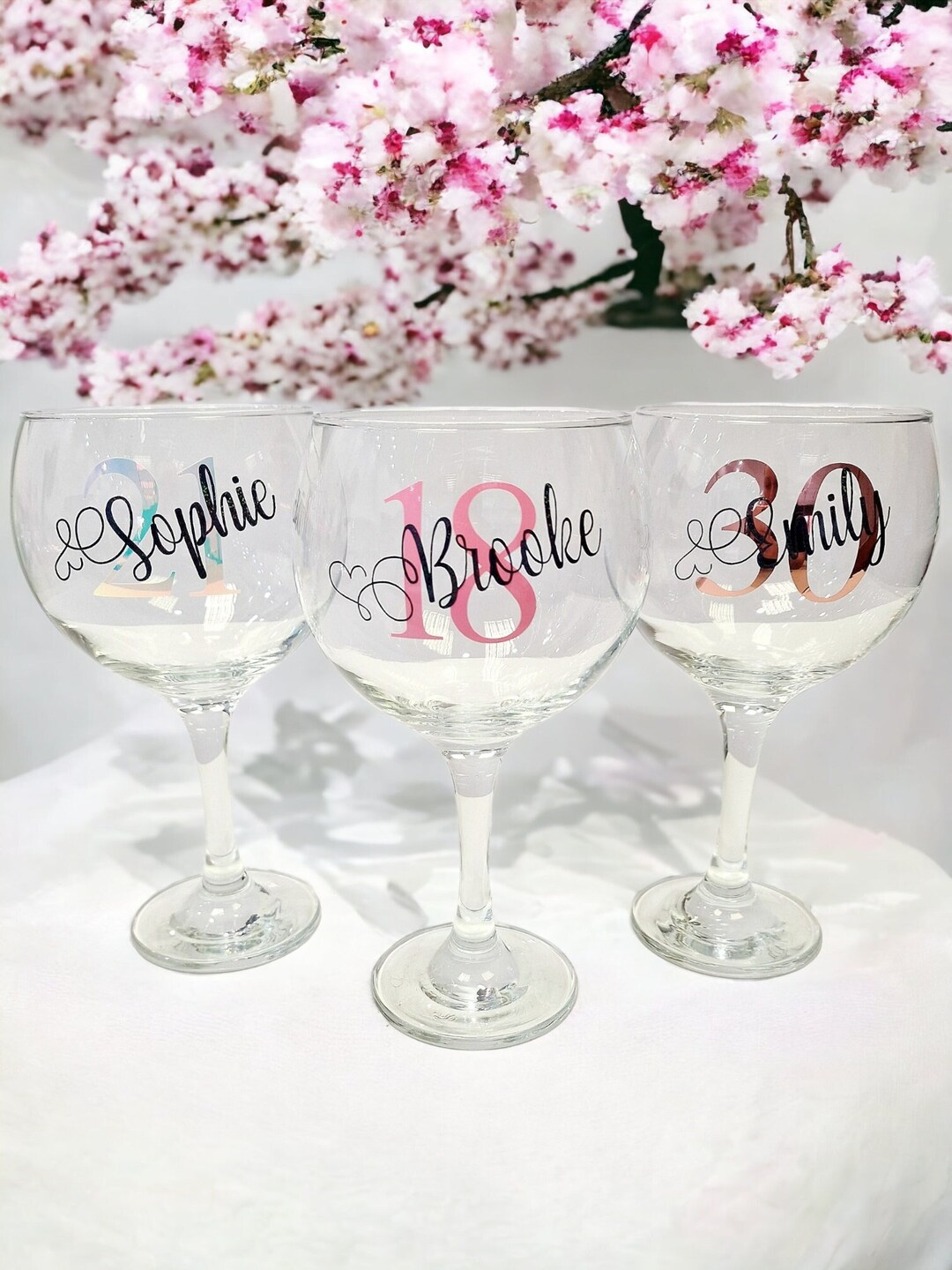 Personalised Birthday Gin Glass With Gift Box Cocktail Present Idea for ...