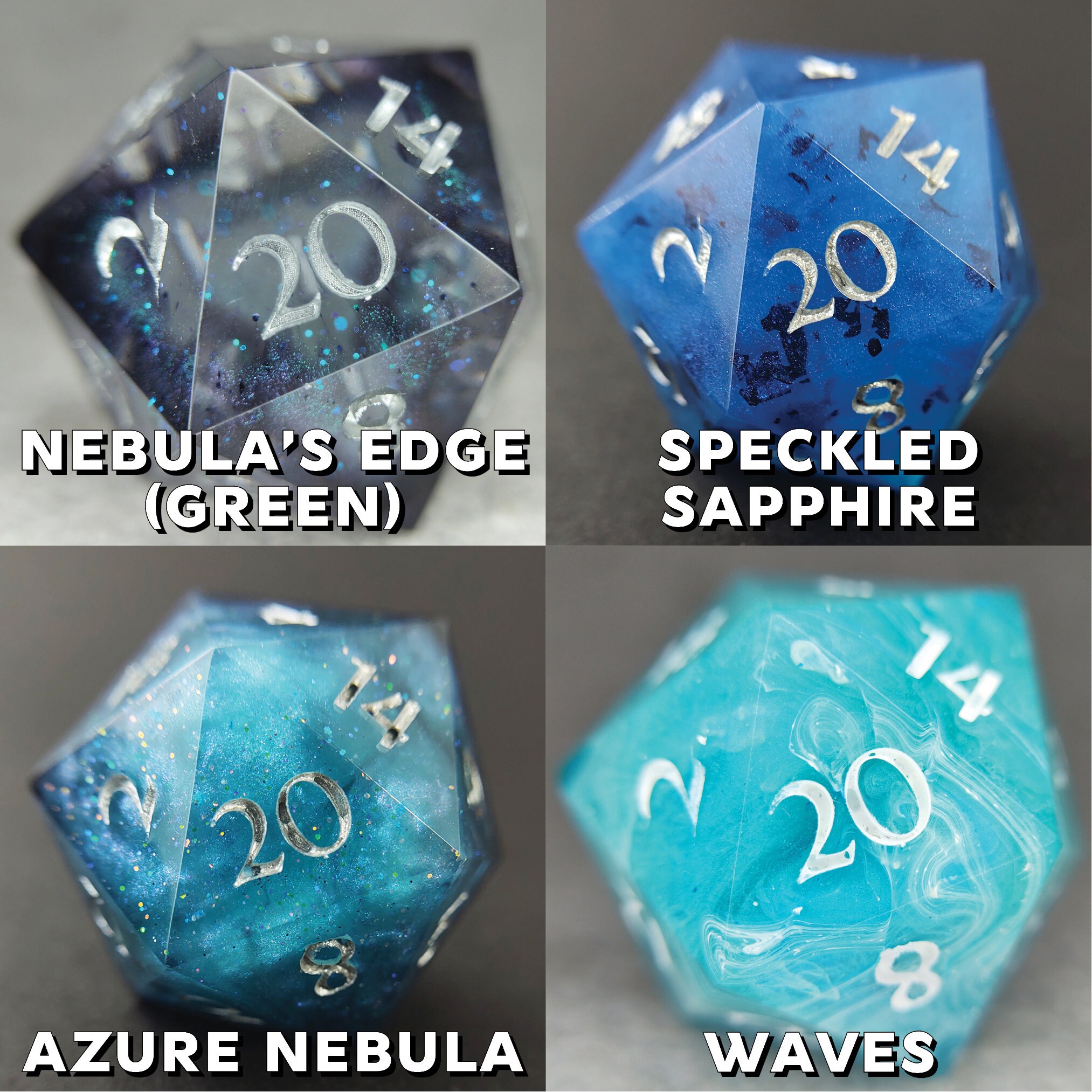 LARGE D20 DICE Chonk D20s Handmade Sharp Edge Dice for - Etsy