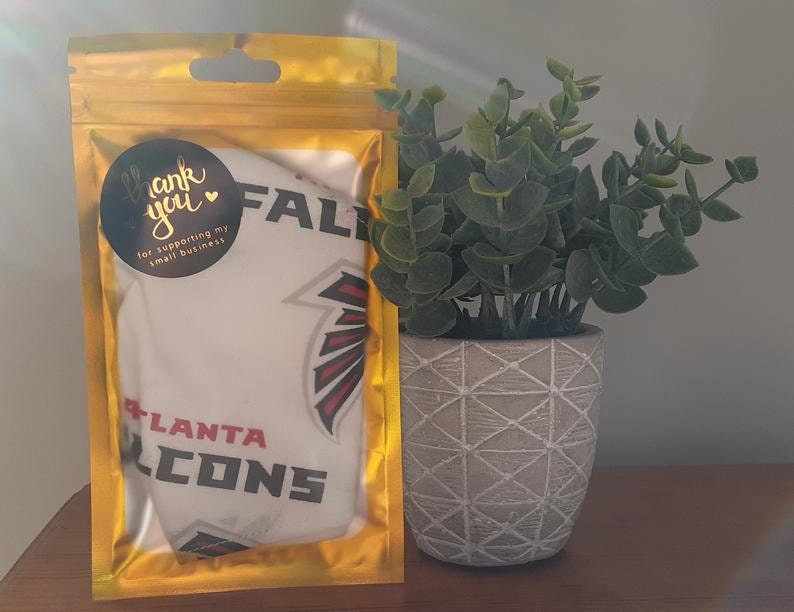 Atlanta Falcons Face Mask / NFL Facemask / Falcons Facemask / | Etsy