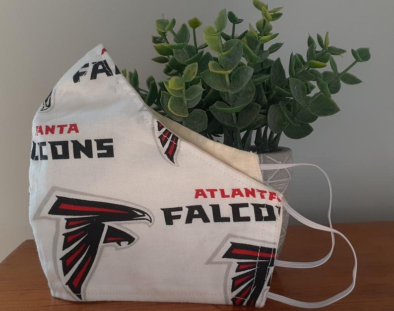 Atlanta Falcons Face Mask / NFL Facemask / Falcons Facemask / | Etsy