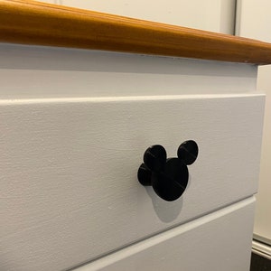 Mickey Mouse Themed Knob Handle for Disney Themed Decor! Kitchen Handle, Nursery Knobs, Dresser ...