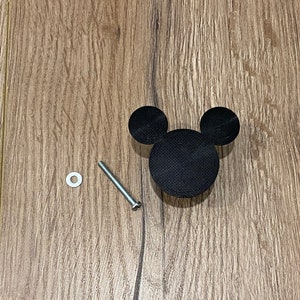 Mickey Mouse Themed Knob Handle for Disney Themed Decor! Kitchen Handle, Nursery Knobs, Dresser ...