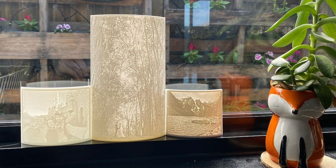 Custom Lithophane! 3D Printed Custom Window Picture Lithophane, Perfect ...