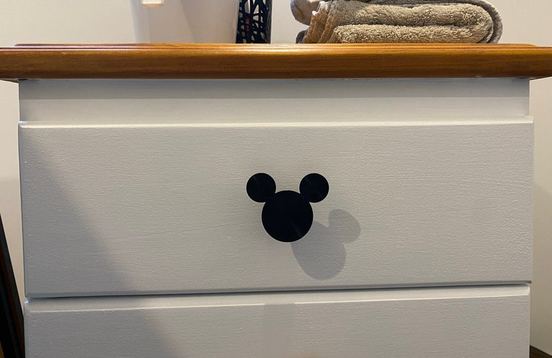 Mickey Mouse Themed Knob Handle for Disney Themed Decor - Etsy