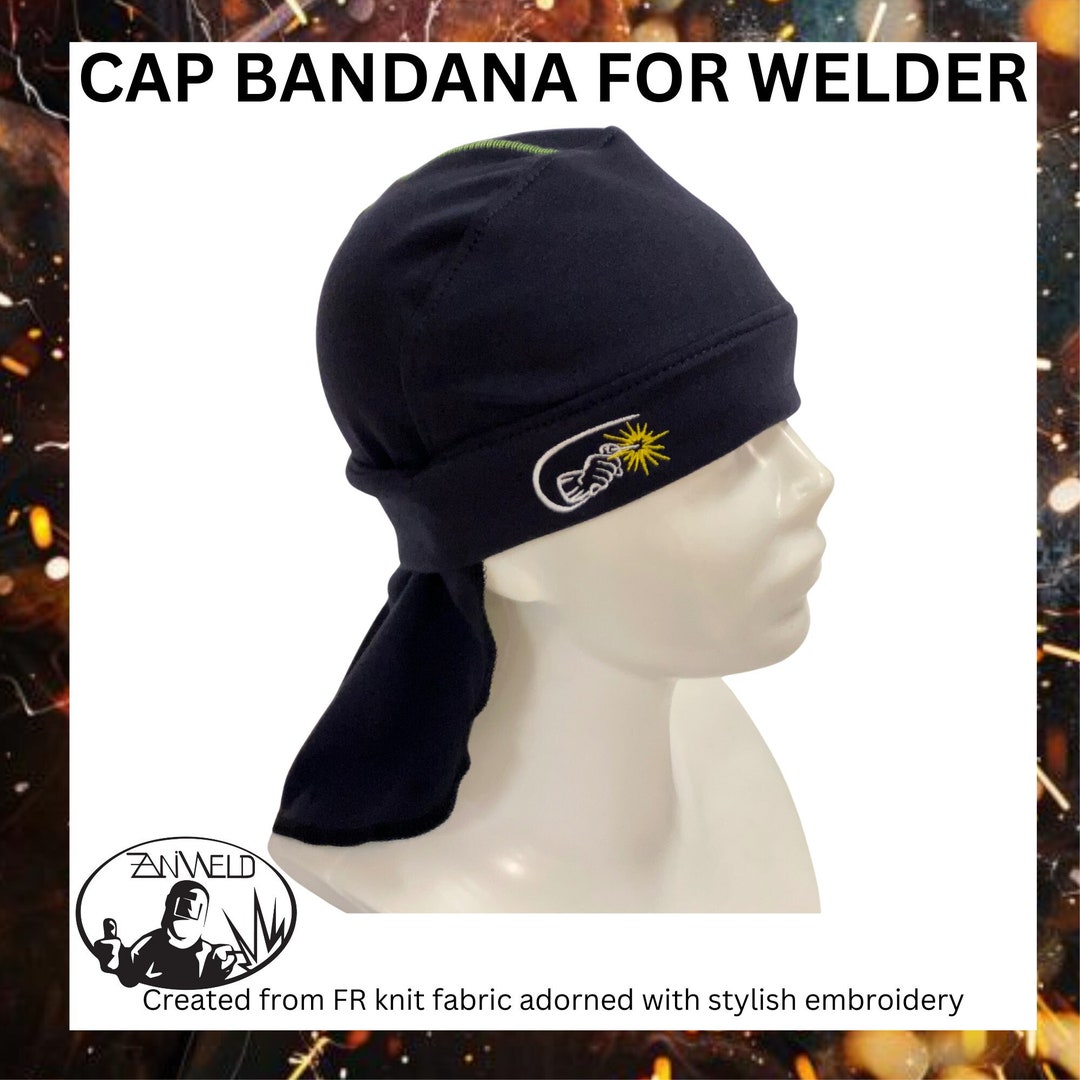 WELDING Cap Bandana Under Helmet for Woman & Man, Made From Flame ...