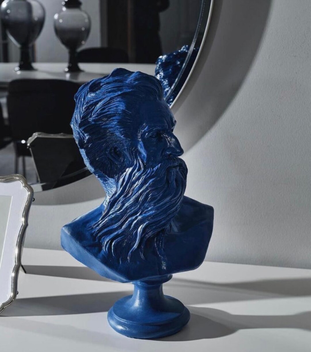 Poseidon Ocean Glow Statue, Gift, Contemporary Art, Ancient Statues ...