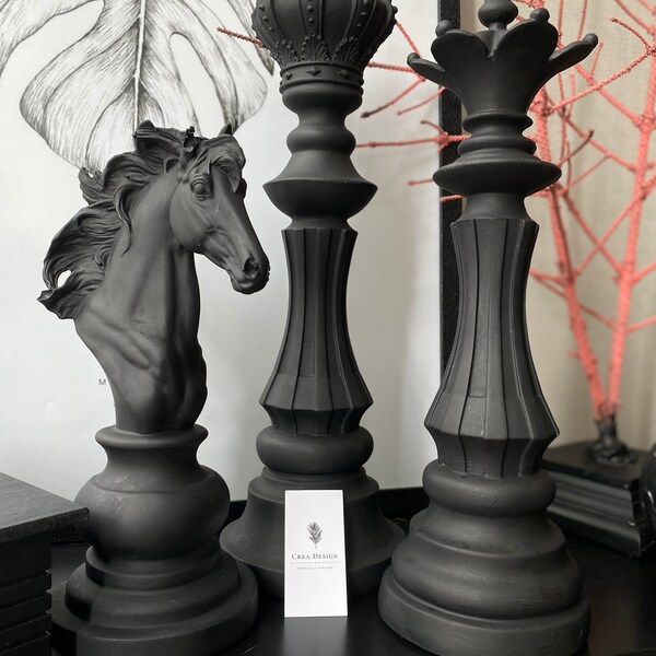 Ceramic Chess Set - Etsy