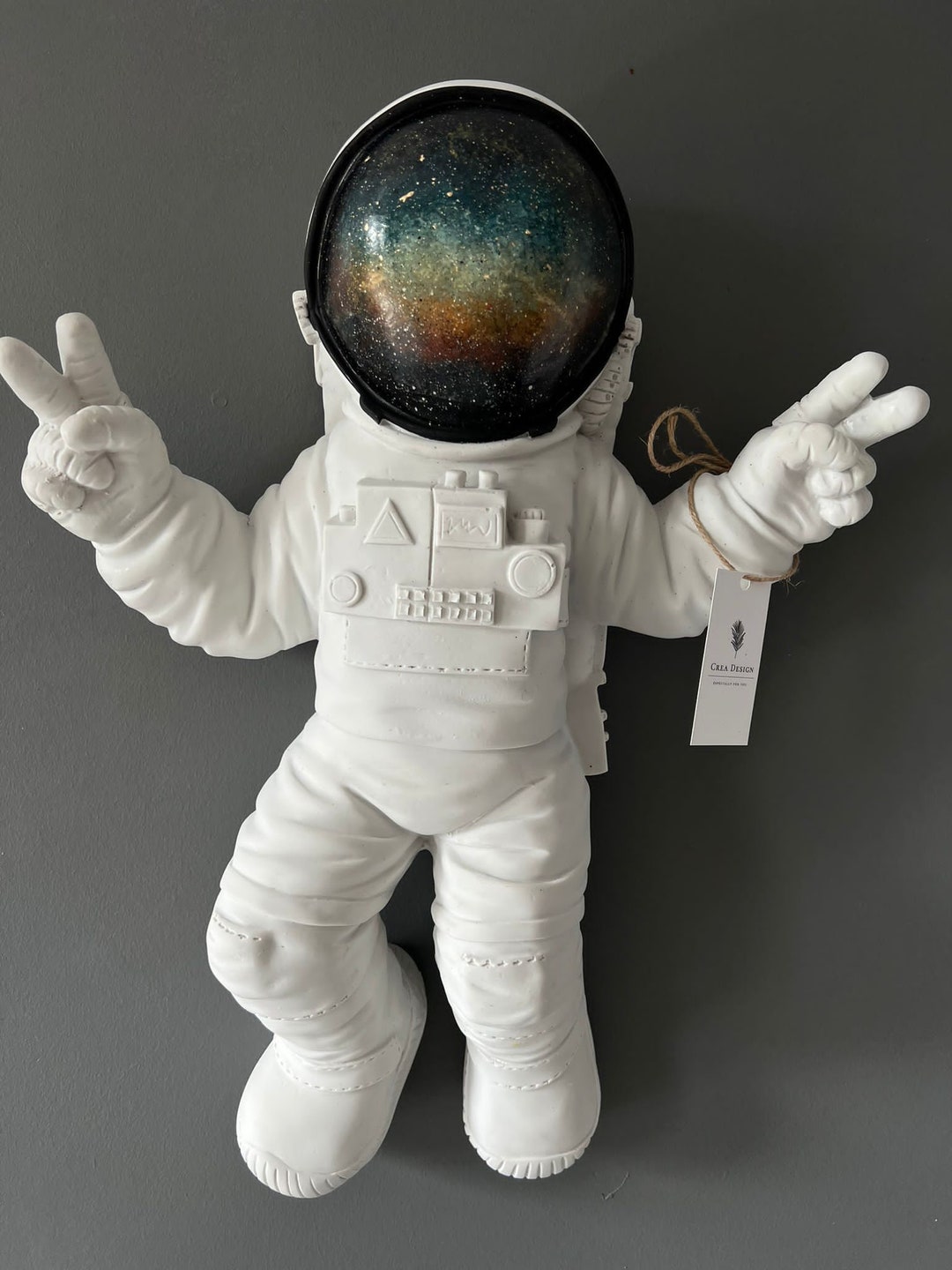 Spaceman Wall Statue, Contemporary Art, Modern Sculpture, Polyester ...