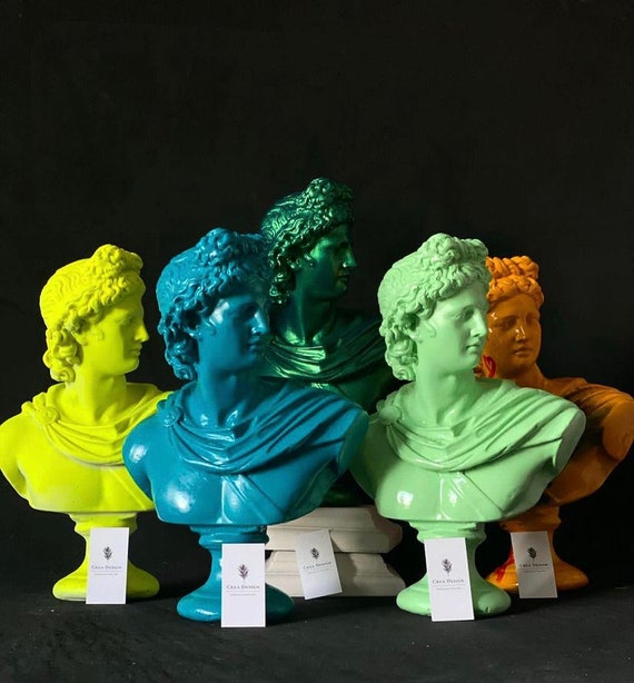 Apollo Pop Art Statue Gift Contemporary Art Ancient - Etsy