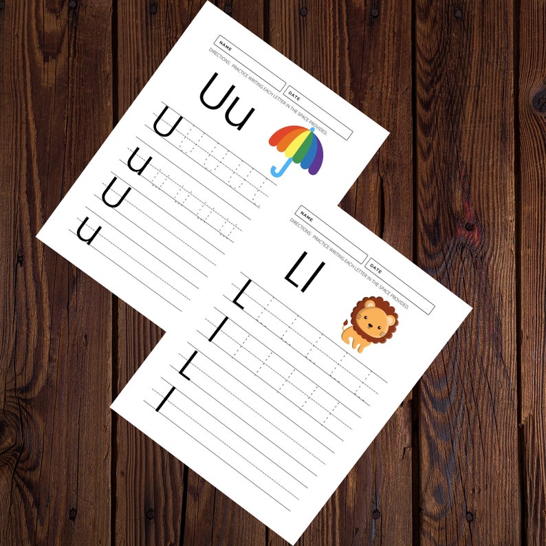 Alphabet Writing Practice Worksheets /preschool Handwriting Worksheets ...