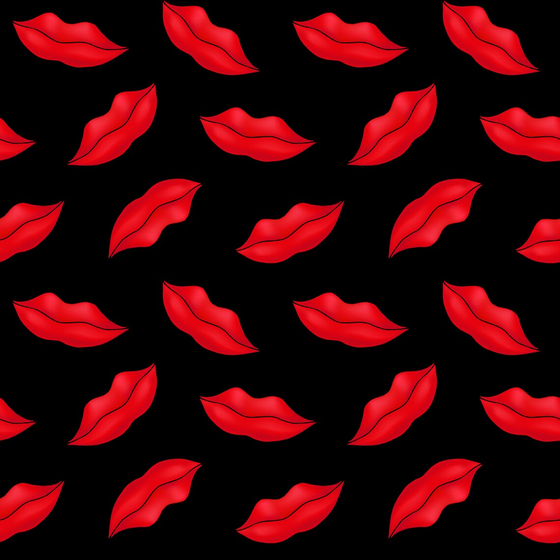 Fashionable texture for design. Lips mouth kiss. Present | Etsy