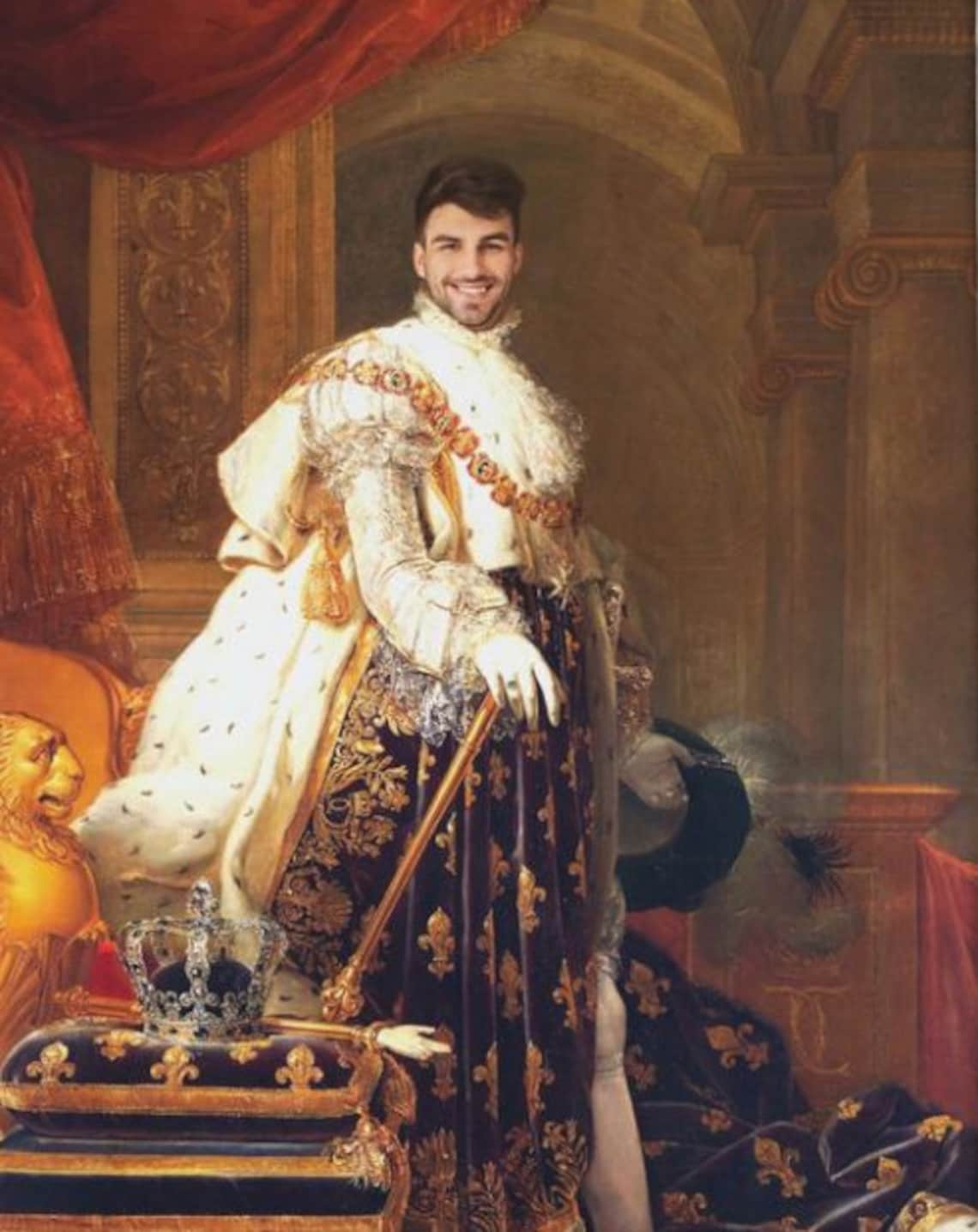 Aristocrat Portrait Renaissance Painting Historic - Etsy