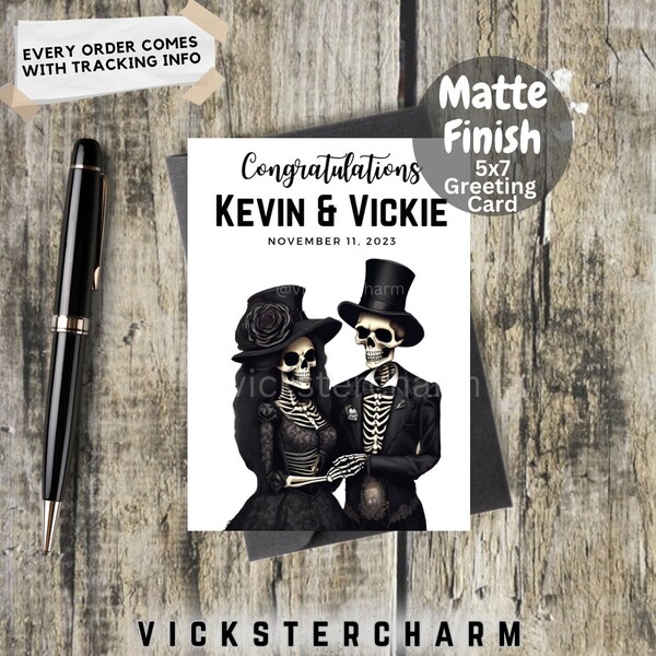 Custom Wedding Congratulations Cards - Etsy