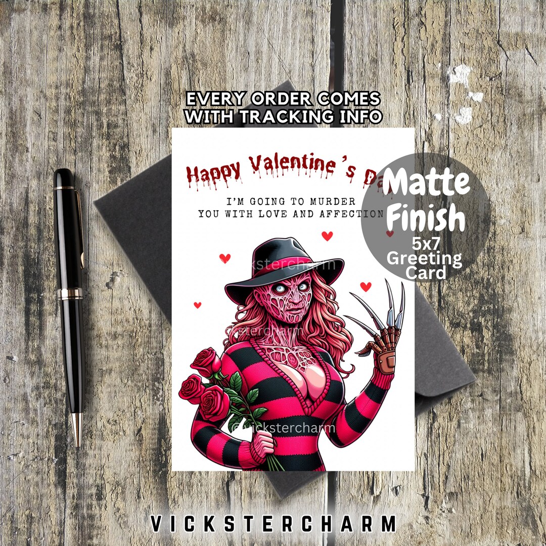 Scary Valentines Day Cards, Happy Valentines Day Card, Funny Valentine ...