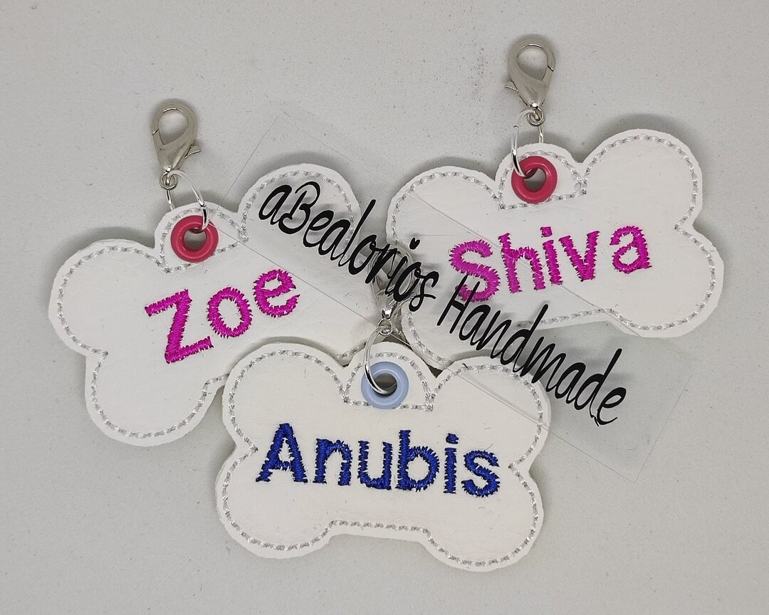 Personalized Dog Name Plate. Keychain, Decoration, Badge ...