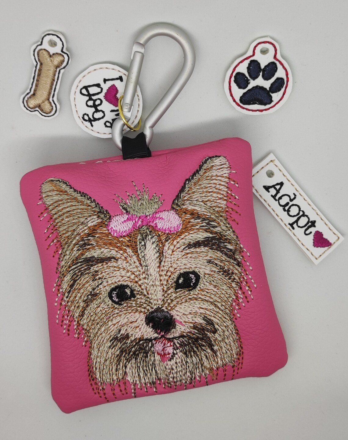 Yorkshire Terrier Yorkie Dog Poop Bag Dispenser. Bag Holder. Perfect ...