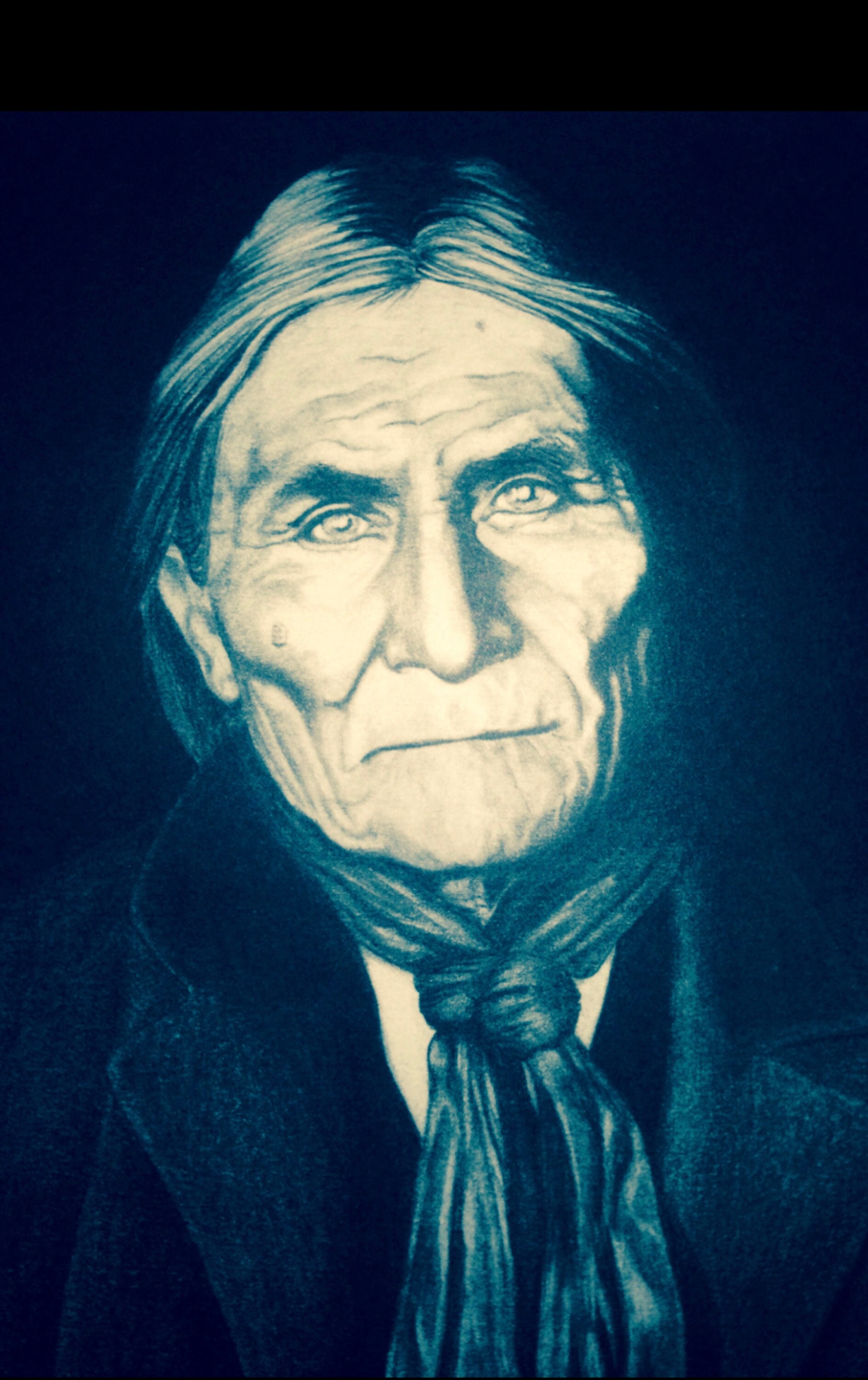 Geronimo, Fabled Apache Chief and Warrior. Fine Art Prints by Gary ...