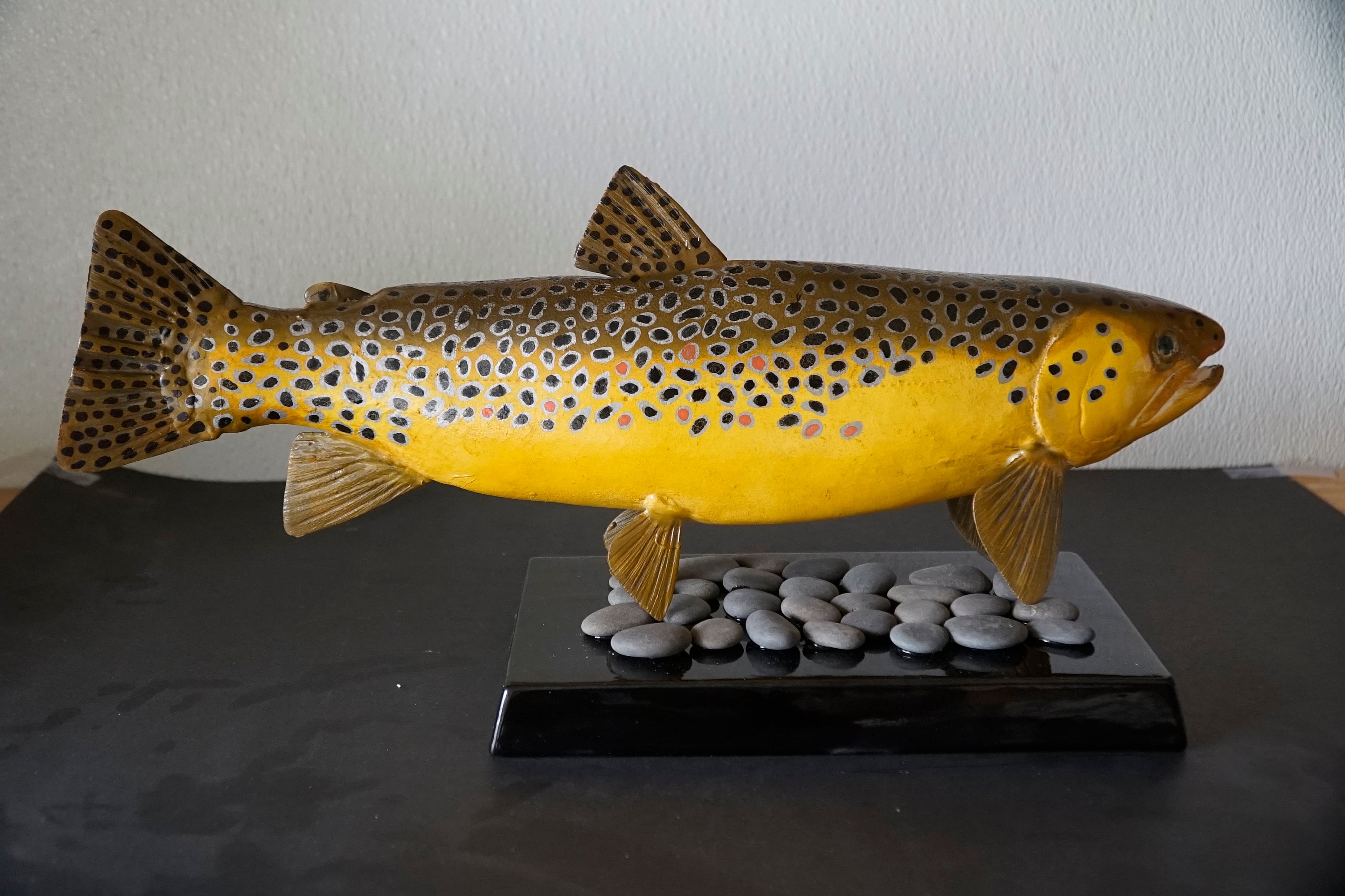 17 Brown Trout.360 Degree Table Top Trout. Hand Crafted Creation for ...