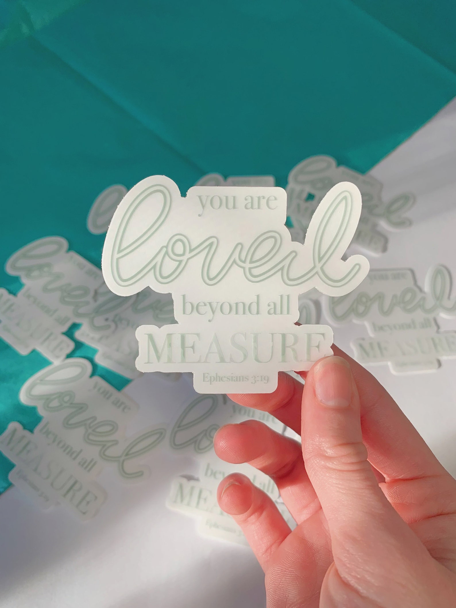 You Are Loved Beyond Measure Sticker - Etsy