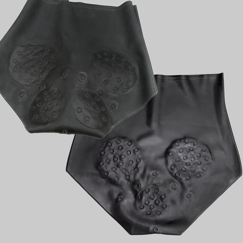 Latex Spiked Pants With Testicle Bag and Penis Tube * Spikes Men's ...