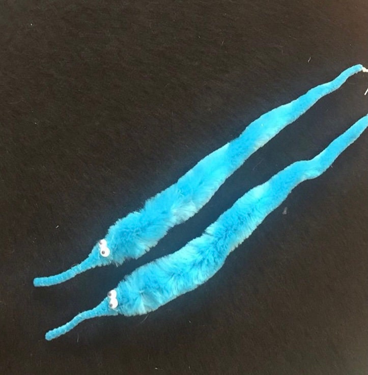 Worm Earrings - Etsy UK