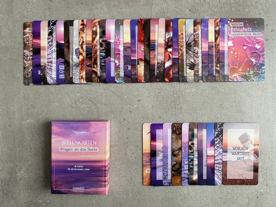 Soul Cards Questions for the Soul / Oracle Cards / Coaching Cards - Etsy