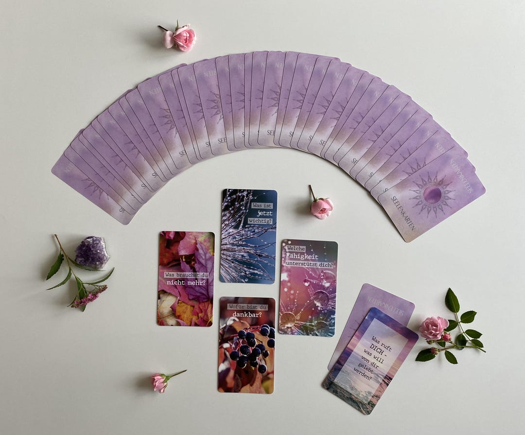 Soul Cards - Questions to the Soul / Oracle Cards / Coaching Cards - Etsy