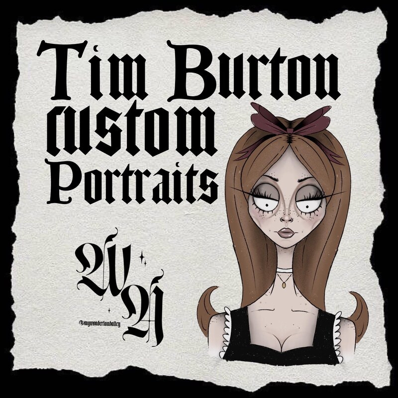 Tim Burton Art - Etsy