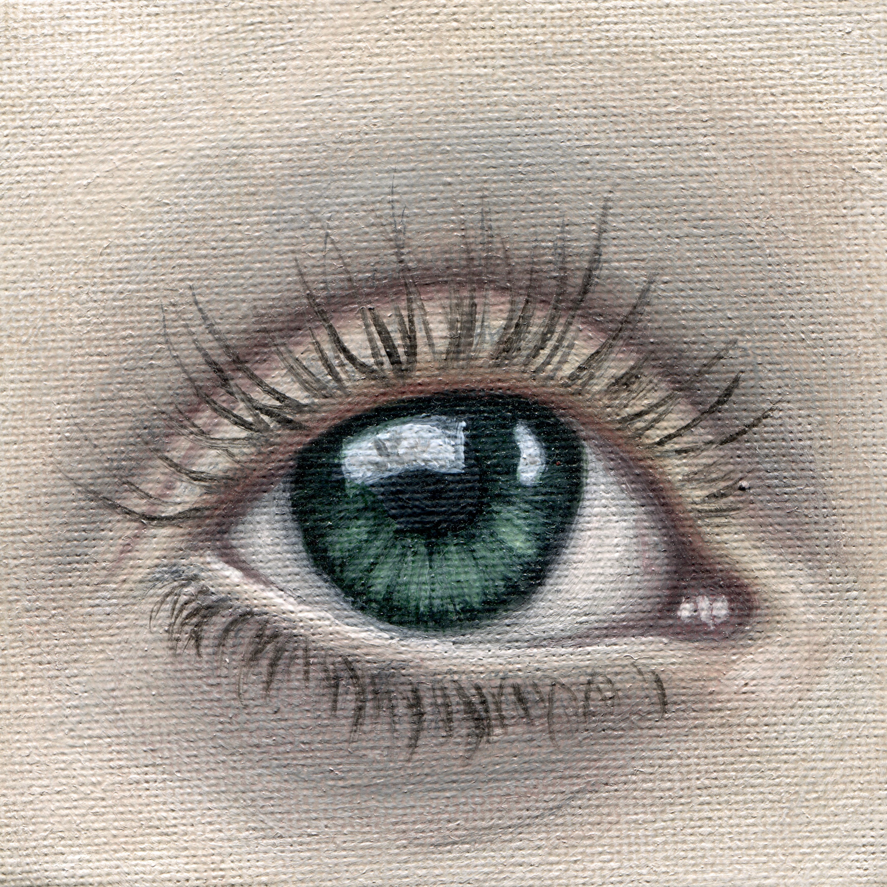 OBRA IMPRIMIBLE, ojo, pintura al óleo - Etsy España