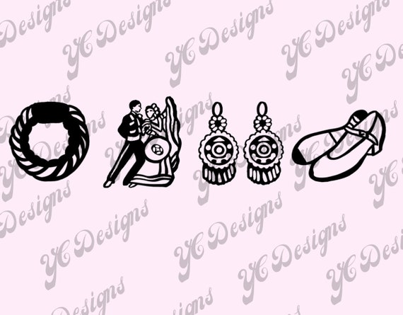 Folklorico Digital Png File Mexico Ballet Folklorico - Etsy