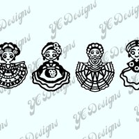 Mexican Maria Doll Clipart - Etsy UK
