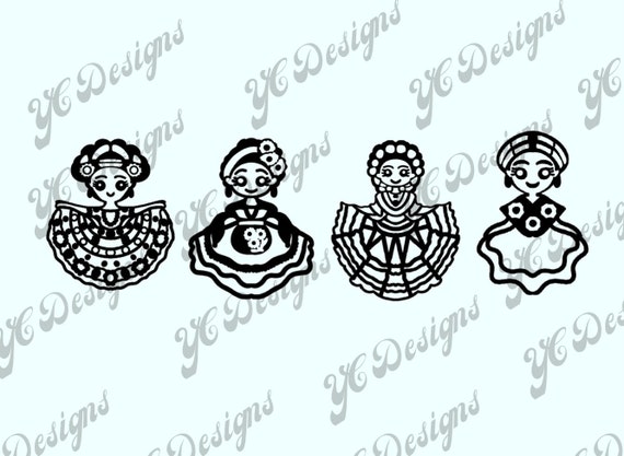 Folklorico Digital Png File Mexico Ballet Folklorico - Etsy