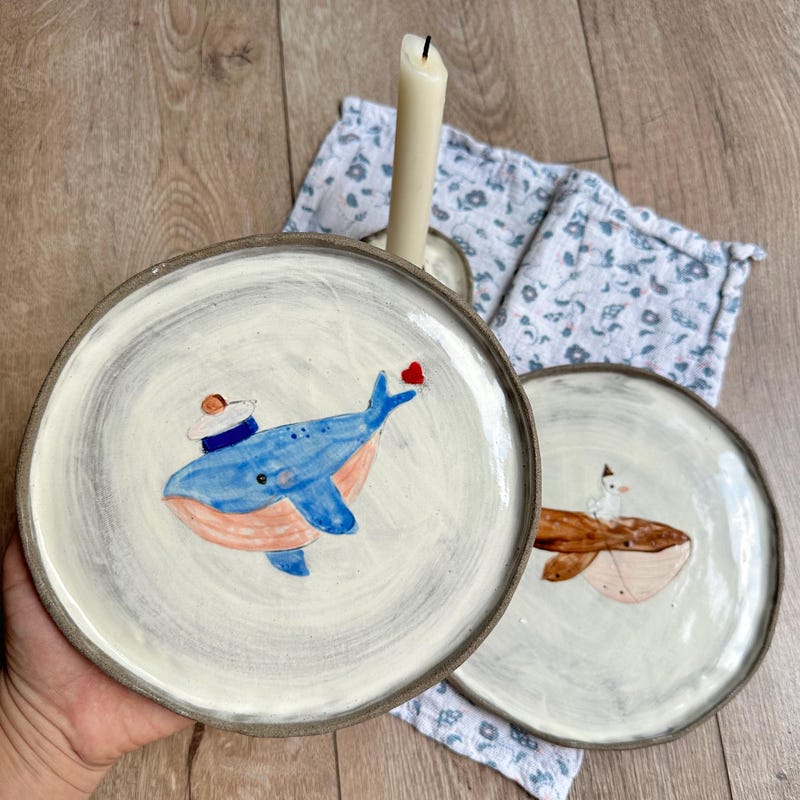 Whale Plates - Etsy