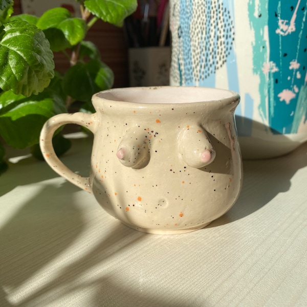 Ceramic Boob Mug - Etsy Australia