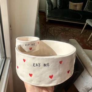 Dip Me Eat Me Chip and Dip Bowl - Etsy