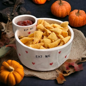 Dip Me Eat Me Chip and Dip Bowl - Etsy