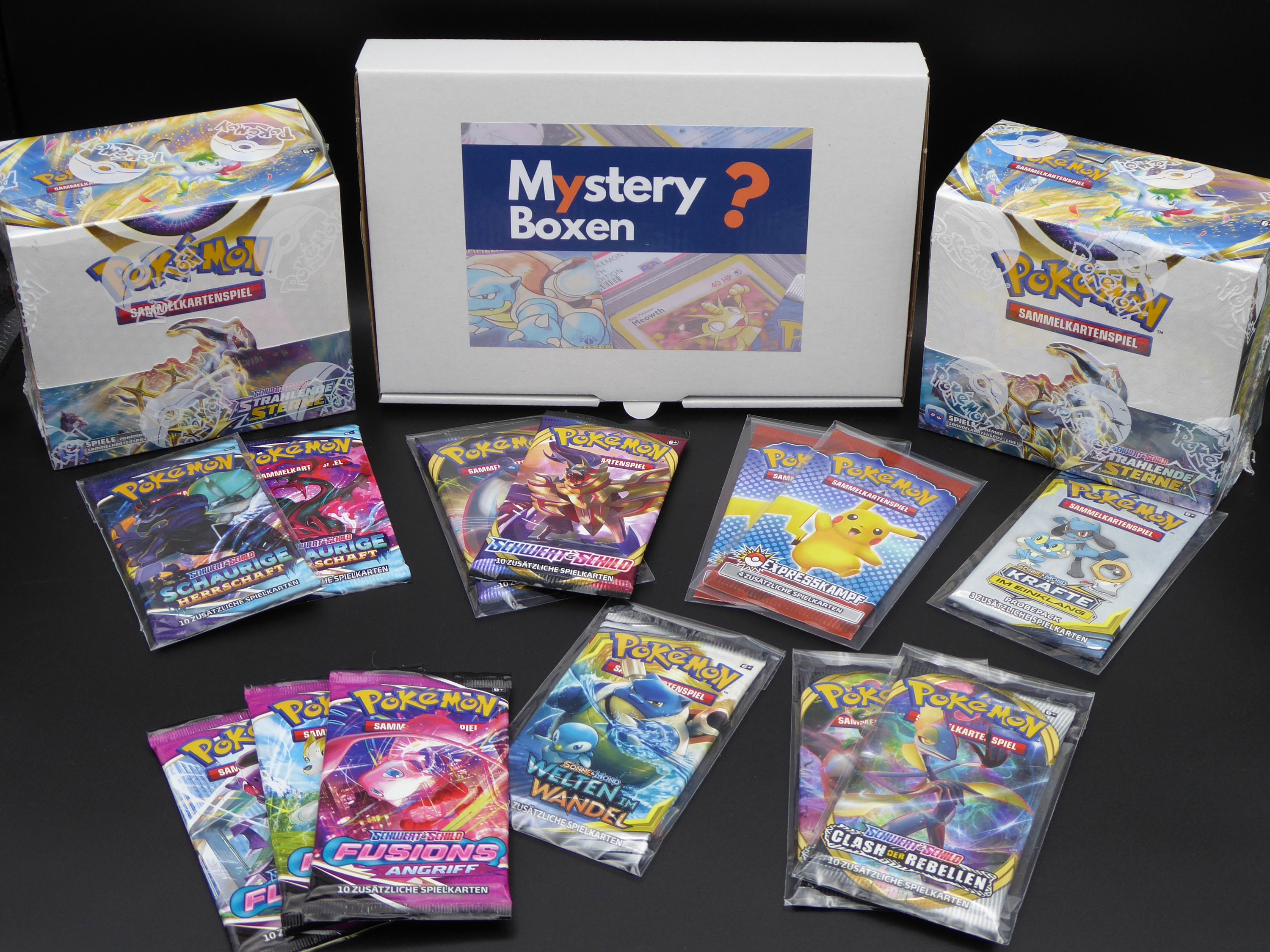 Mystery Pokemon Box Booster Packs Grading Card TCG - Etsy