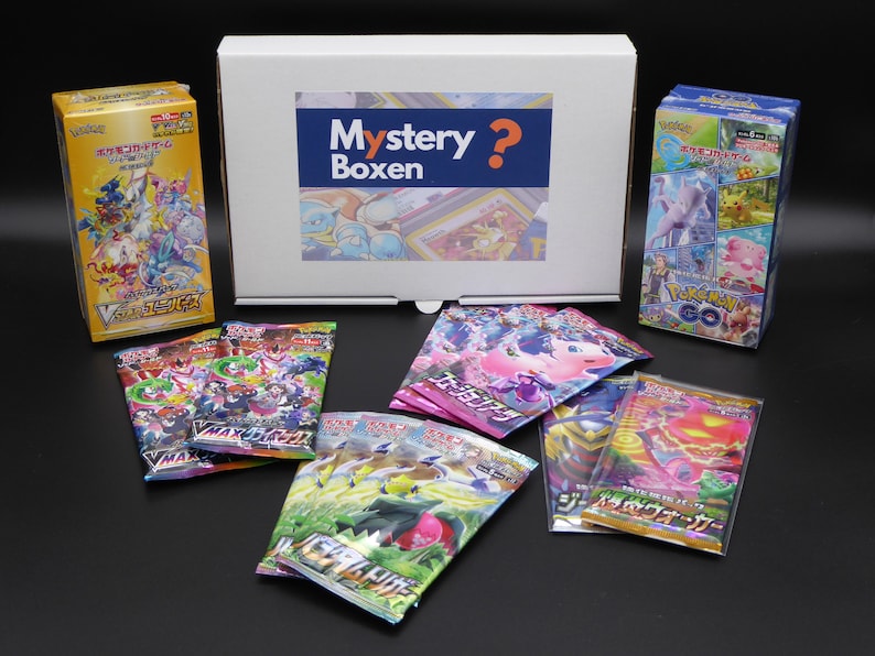 Mystery Pokemon Box - Booster Packs - Grading Card - TCG Accessories ...