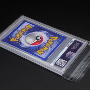 50x Pokemon PSA Grading Card protective Covers Foil Cards Sleeve Case ...