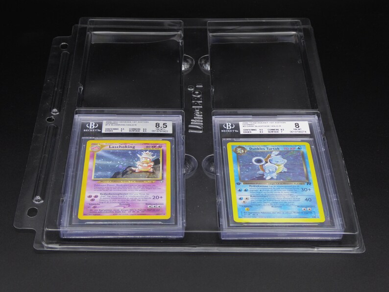 Graded Slab Page for BGS Grading Cards Perfect for Ultra Pro 3 Ring ...