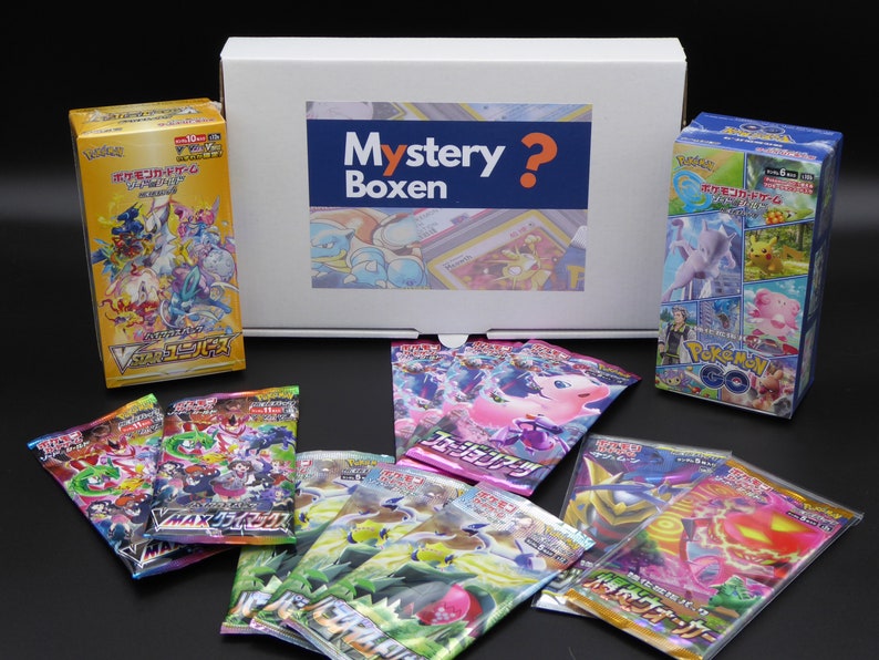 Mystery Pokemon Box Booster Packs Grading Card TCG - Etsy