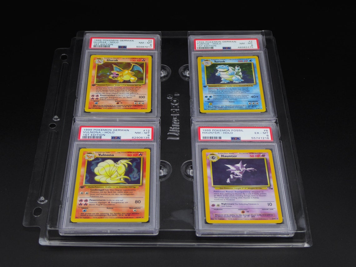 Graded Slab Page for PSA Grading Cards Perfect for Ultra Pro - Etsy
