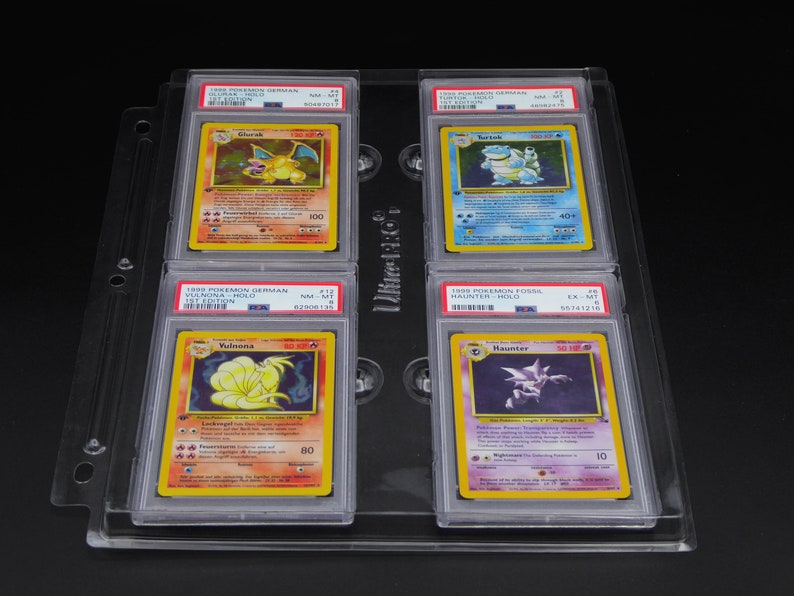Graded Slab Page for PSA Grading Cards Perfect for Ultra Pro - Etsy