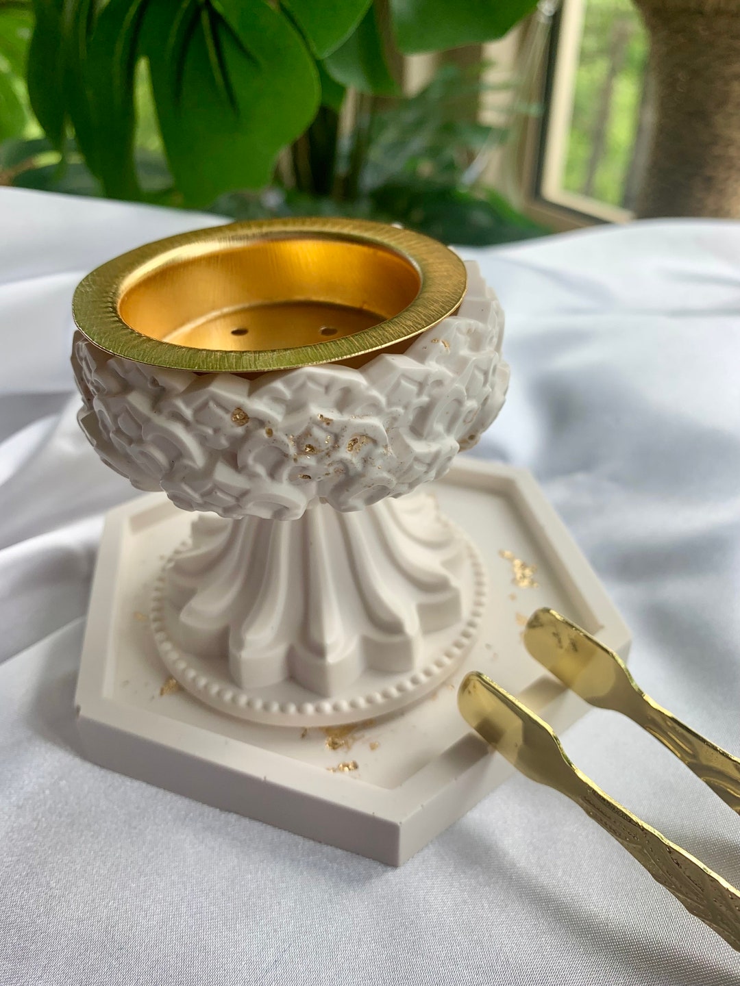 Handmade Bakhoor Burner, Islamic Eco-resin Decor, Handmade Islamic Gift ...