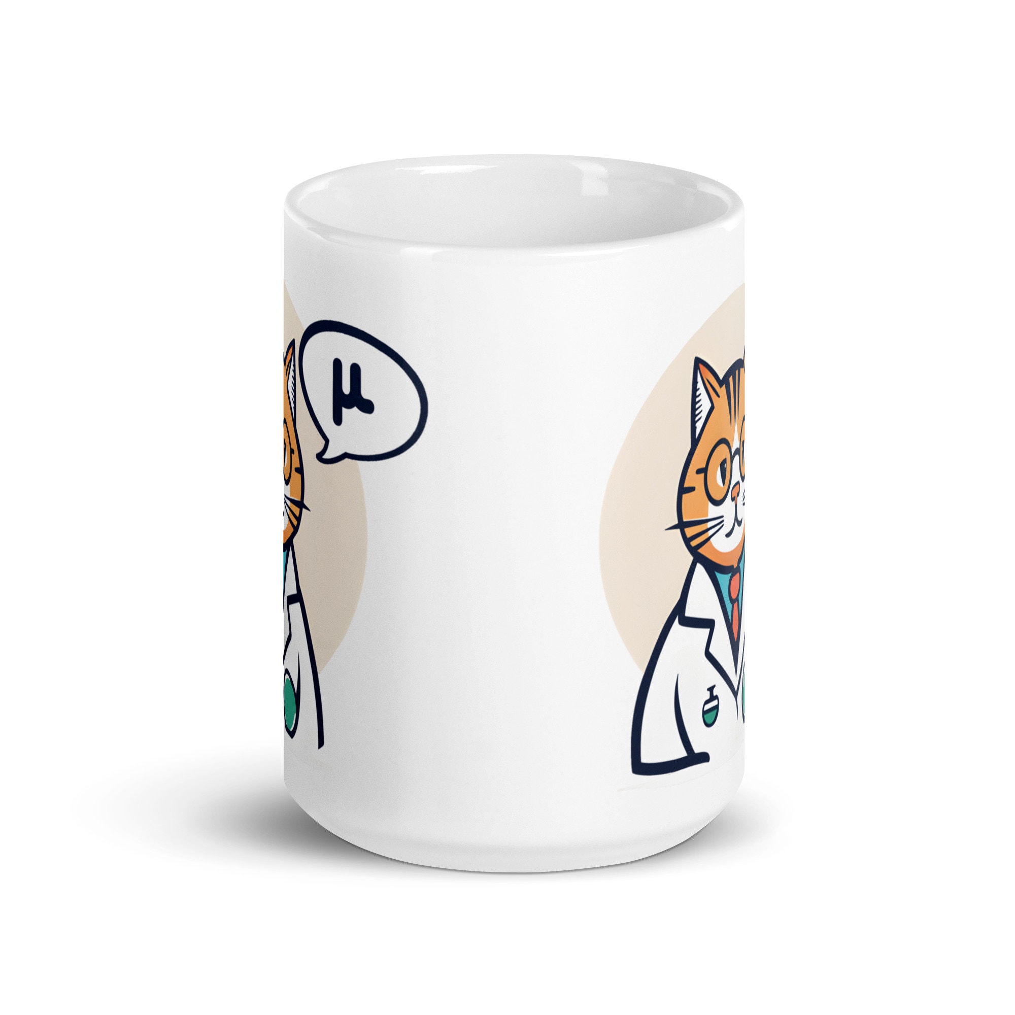 Mew Mu Cat Physicist Scientist Cute Physics Joke White Glossy Mug - Etsy