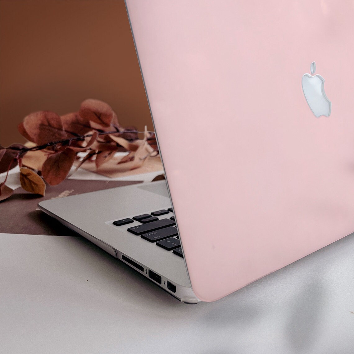 Light Pink Solid Color Elegant Laptop Plastic Macbook Hard - Etsy UK