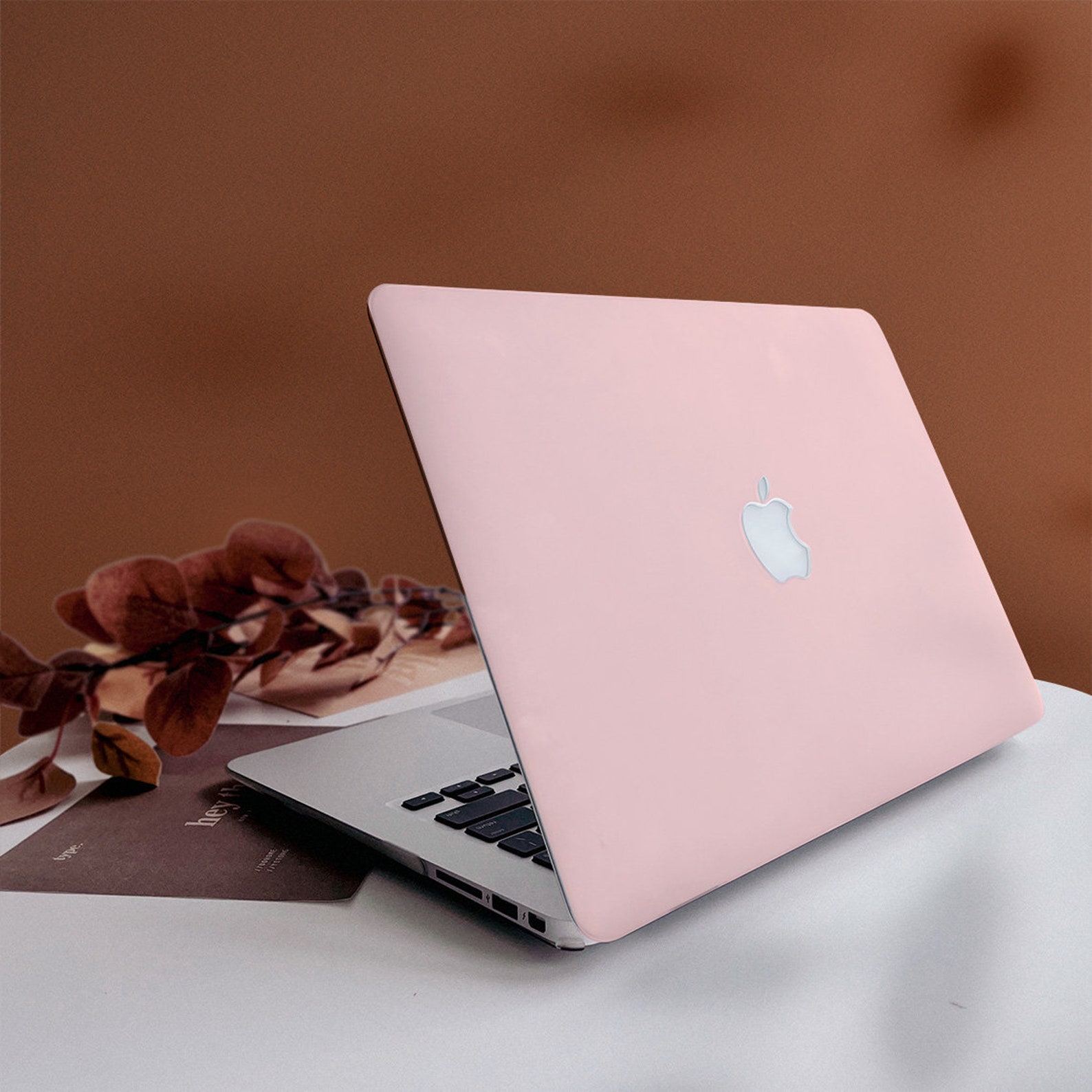 Light Pink Solid Color Elegant Laptop Plastic Macbook Hard - Etsy UK