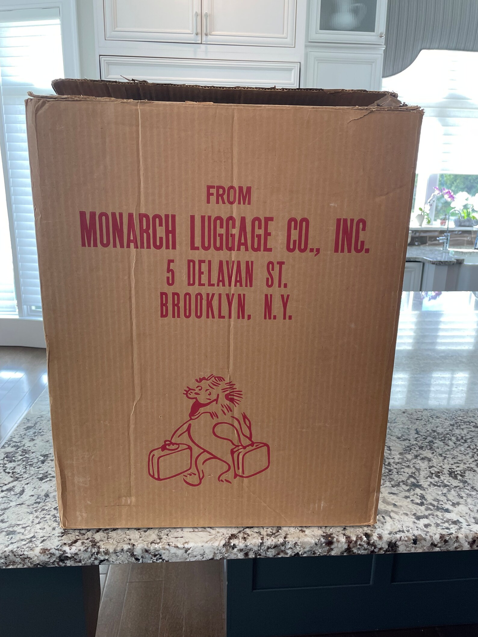 Vintage 1960s Luggage, Monarch Blue Hard Shell Suitcase, Midsize 21”X ...